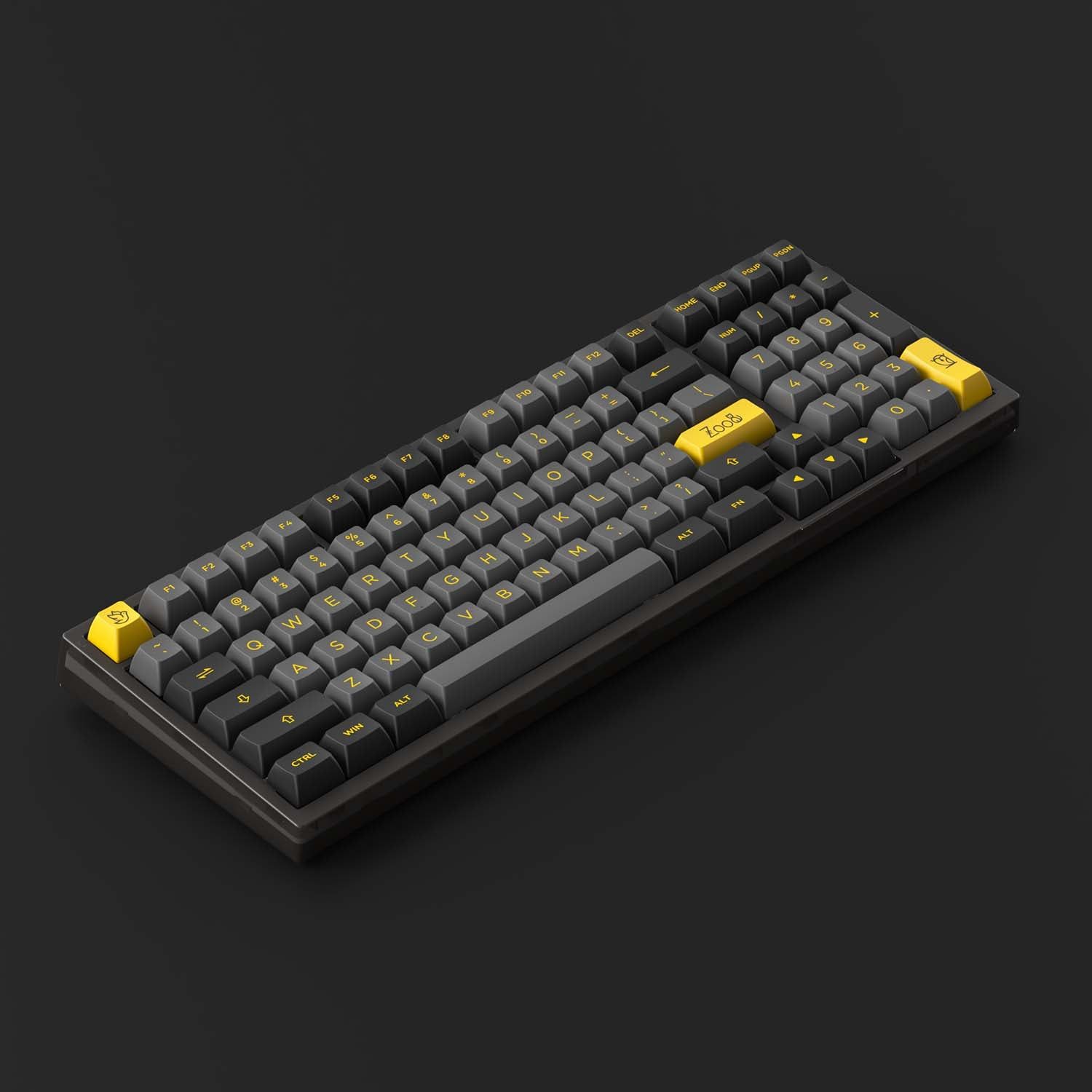 Bàn Phím Không Dây - AKKO PC98B Plus Black Gold / BT5.0 / 2.4Ghz / Typ ...