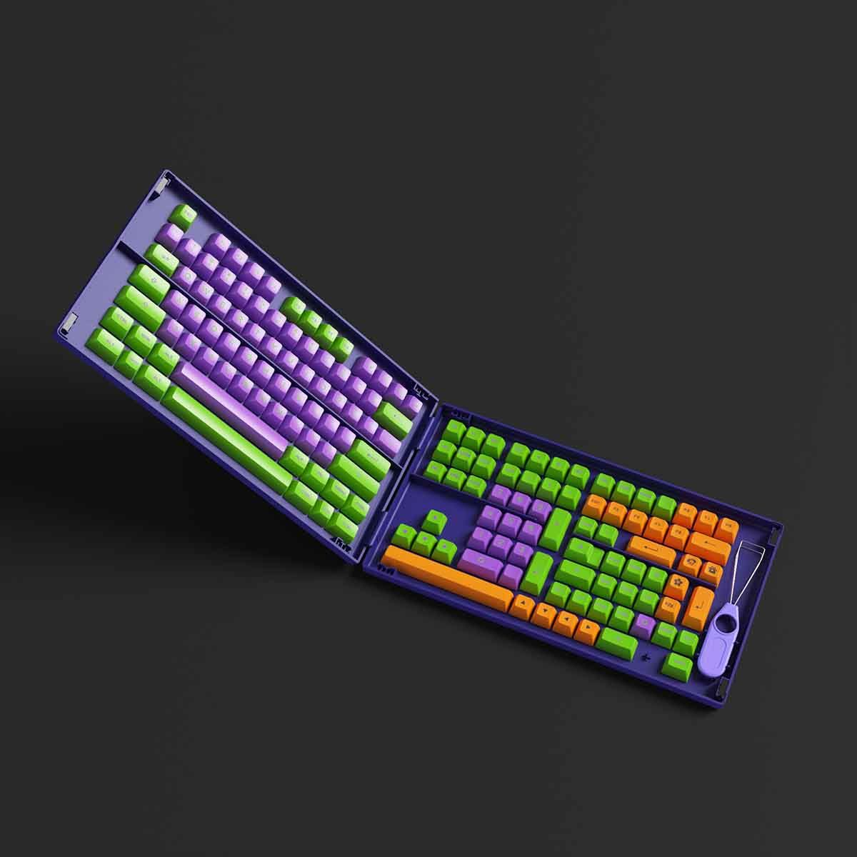 AKKO Keycap Set - EVA-01 - ASA Profile - Thế Giới Gear x GEARVN - PC ...