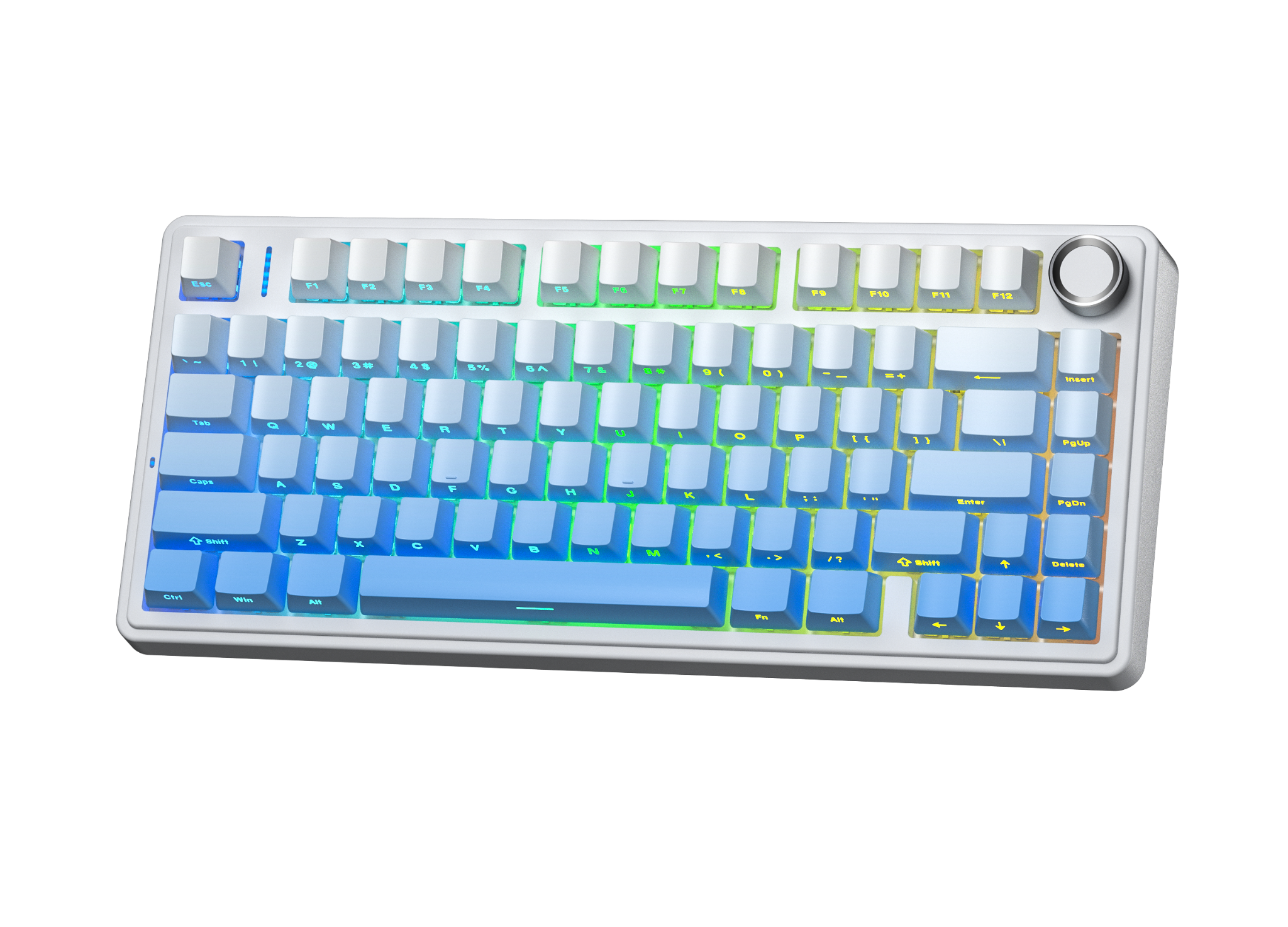 Bàn Phím Cơ Không Dây - AULA F75 Pro Gradient Blue Leobog Seiya/ 3 mo ...