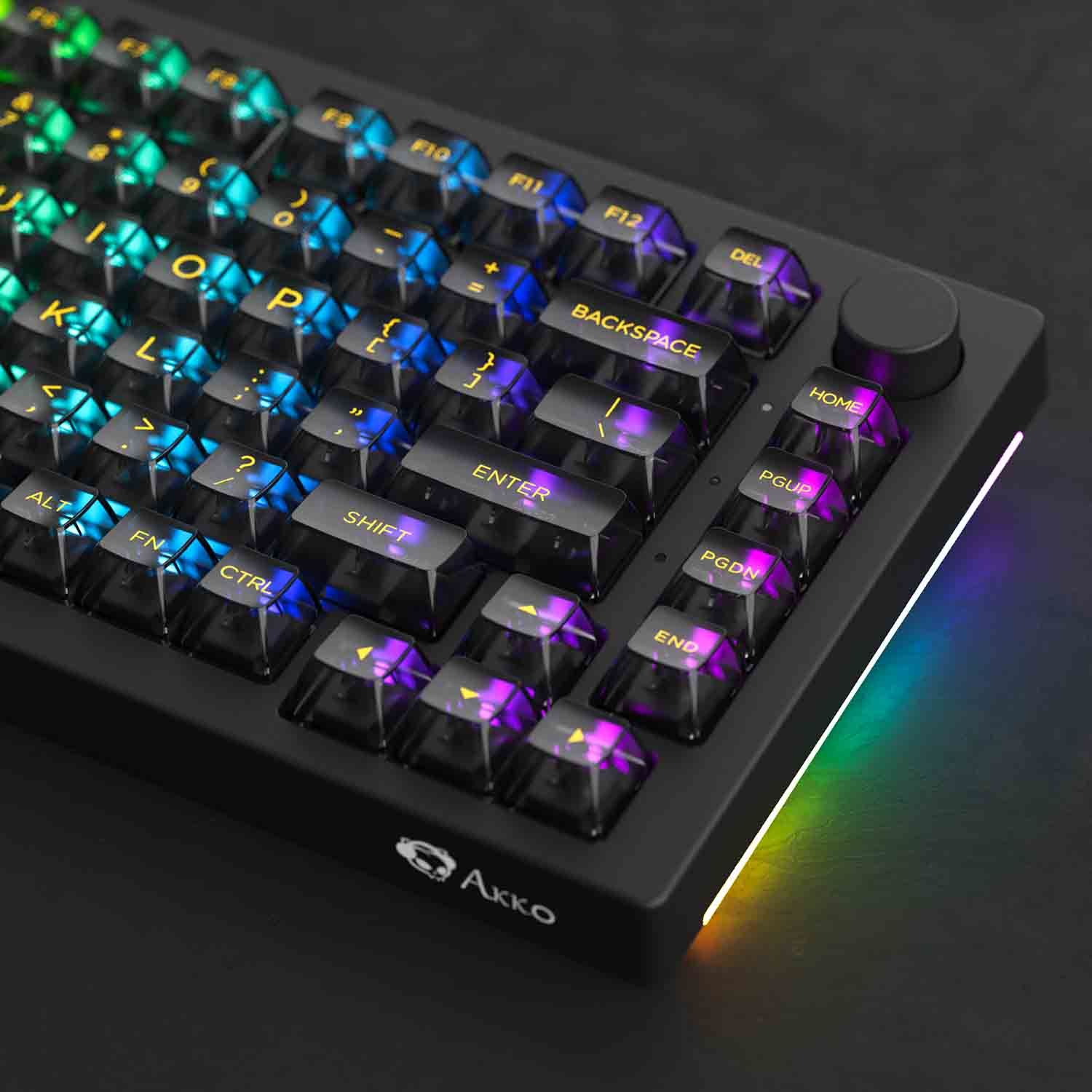 AKKO Clear Keycaps Set v2 – Black ( PC / ASA profile / 155 nút ) - Thế ...