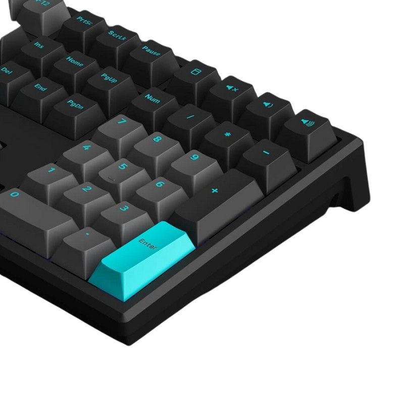 MonsGeek MG108 Black & Cyan (AKKO CS switch - Wine Red) - Thế Giới Gear ...