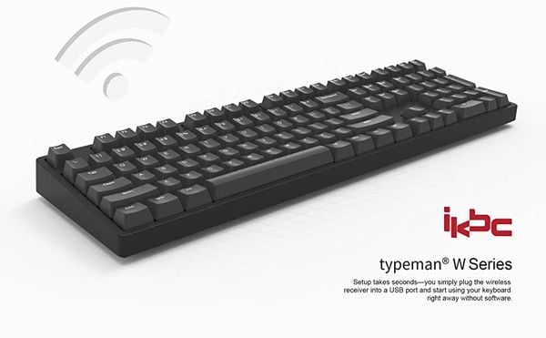 Bàn Phím Cơ Không Dây - IKBC W210 Black | Wireless 2.4Ghz - Thế Giới Gear x GEARVN - PC Gaming ...
