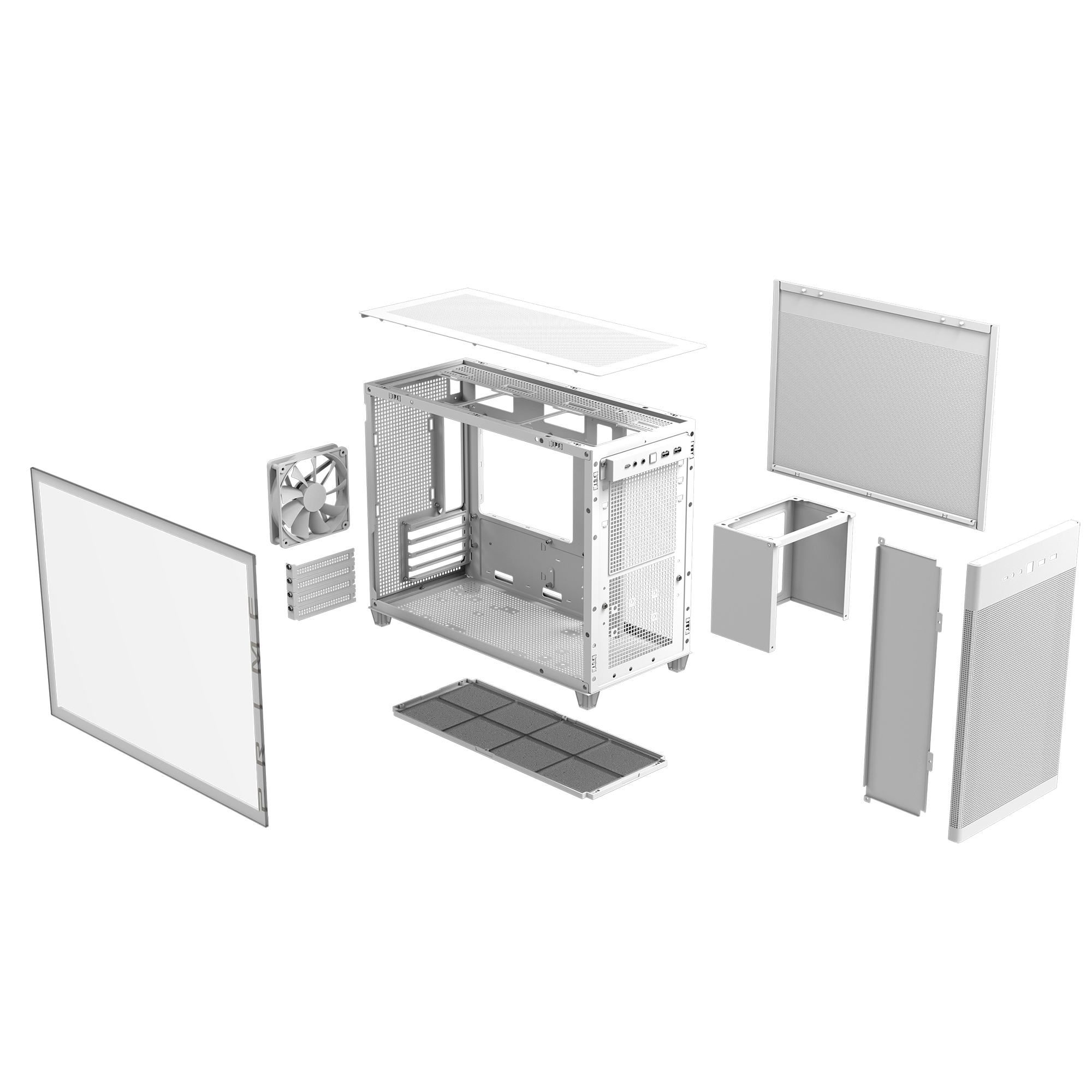 Vỏ Case Máy Tính - Asus Prime AP201 TG - Black - White - Thế Giới Gear ...