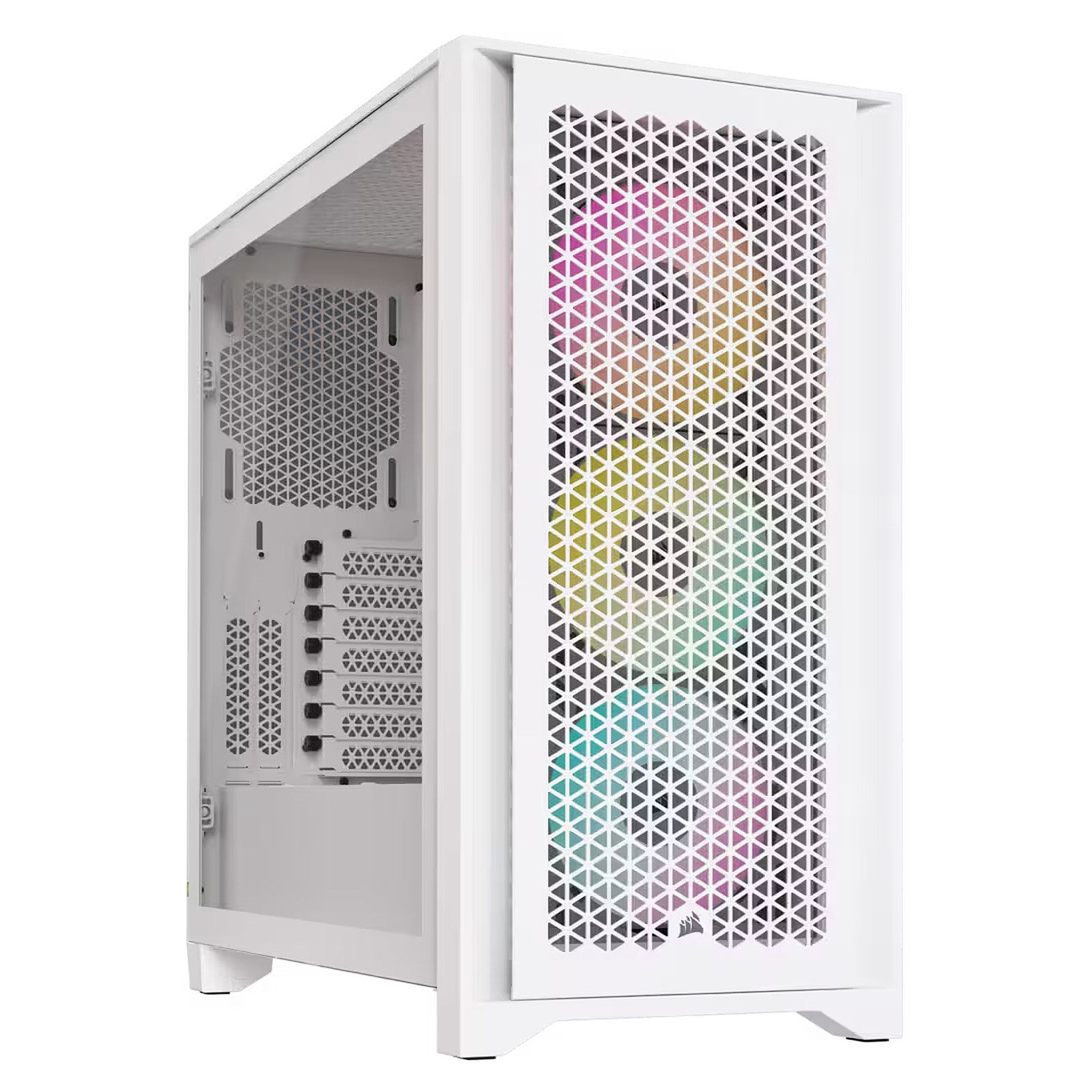 Vỏ Case Máy Tính - Corsair 4000D RGB Airflow - Black - True White - Thế ...