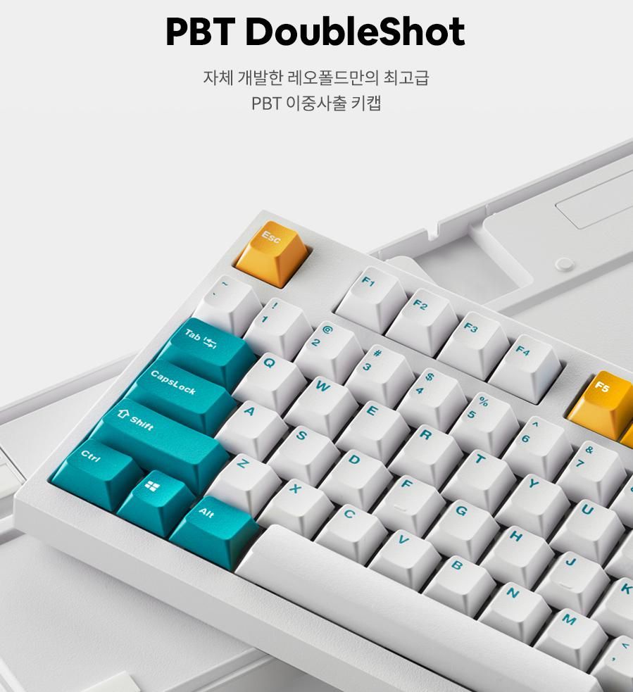 Bàn Phím Cơ Không Dây - Leopold FC900RBT PD Milk Turquoise / BT5.1 / U ...