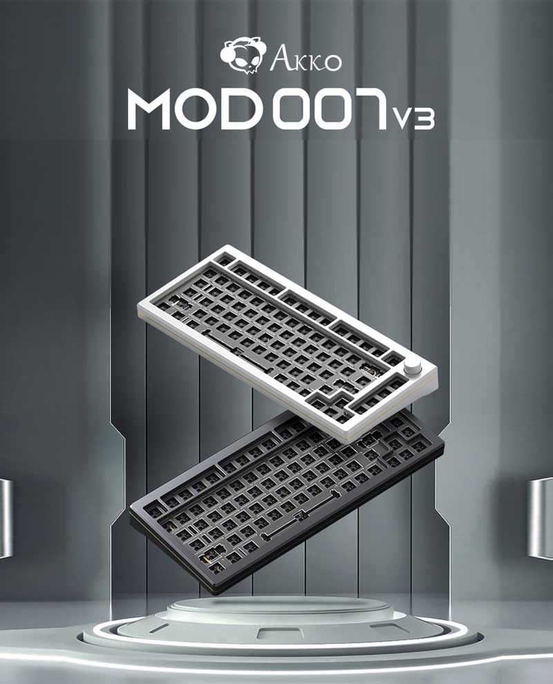 Kit AKKO Designer Studio – MOD007v3 (Flex-cut / Gasket mount / South-F ...