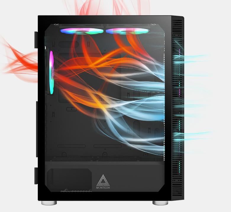 Case Máy Tính - Montech X3 Mesh - Black - White - Thế Giới Gear x ...