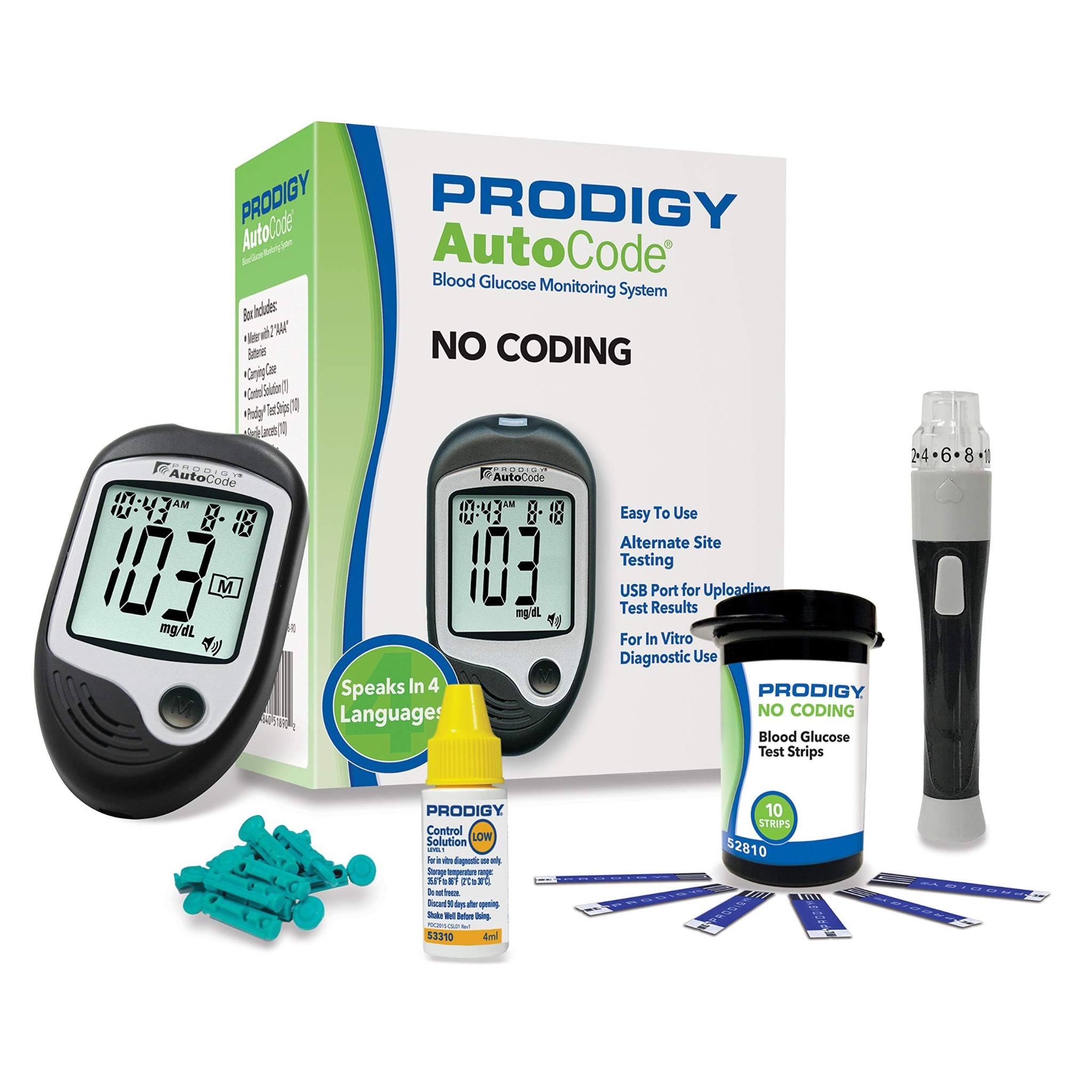 Máy đo đường huyết Prodigy Autocode – Dụng cụ y khoa thẩm mỹ Tuấn Kiệt