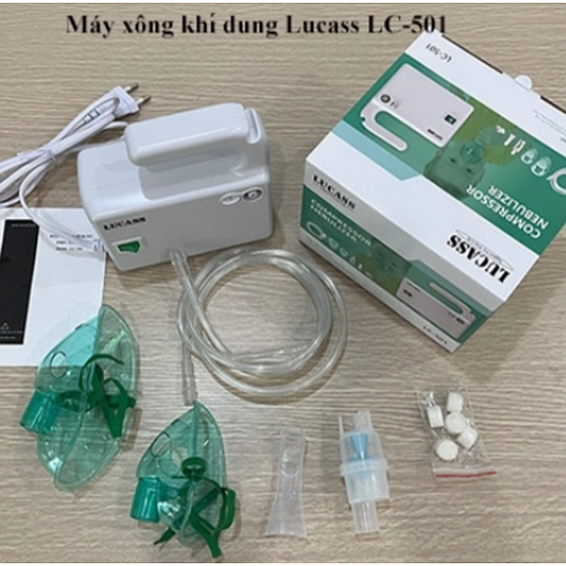 Máy xông khí dung Lucass LC-501 – Dụng cụ y khoa thẩm mỹ Tuấn Kiệt