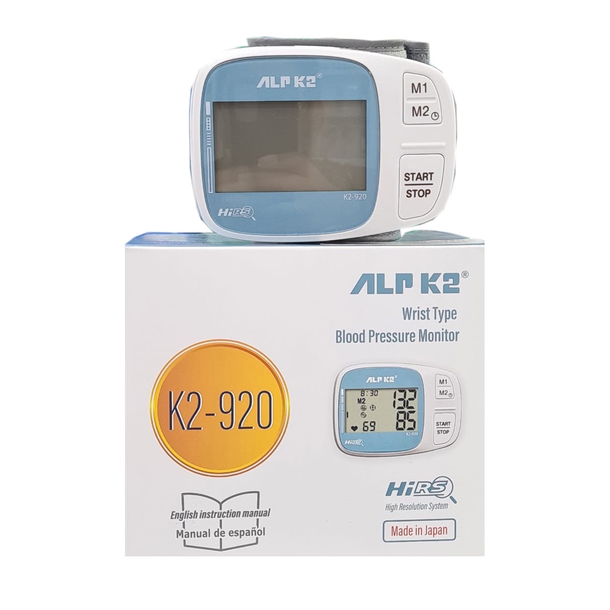 Máy đo huyết áp cổ tay Alpk2 K2-920 – Dụng cụ y khoa thẩm mỹ Tuấn Kiệt