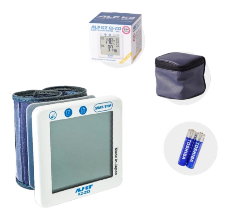 Máy đo huyết áp cổ tay ALPK2 K2 - 233 – Dụng cụ y khoa thẩm mỹ Tuấn Kiệt