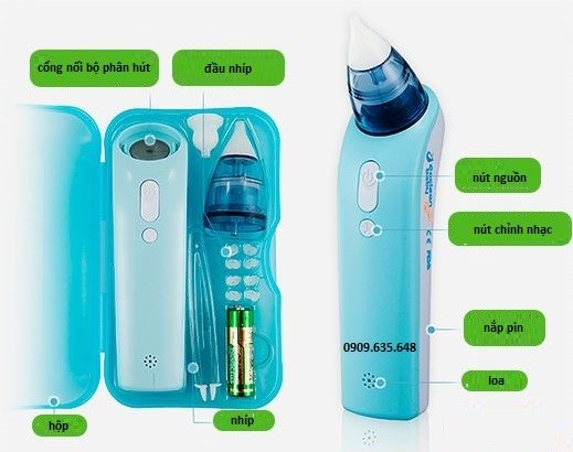 Máy hút mũi Coclean Baby COB-100 – Dụng cụ y khoa thẩm mỹ Tuấn Kiệt
