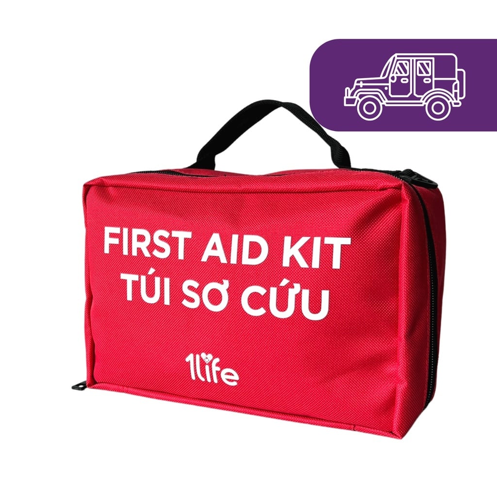 Túi sơ cứu y tế cho xe ô tô 1Life hơn 200 dụng cụ - Car First Aid Kit ...