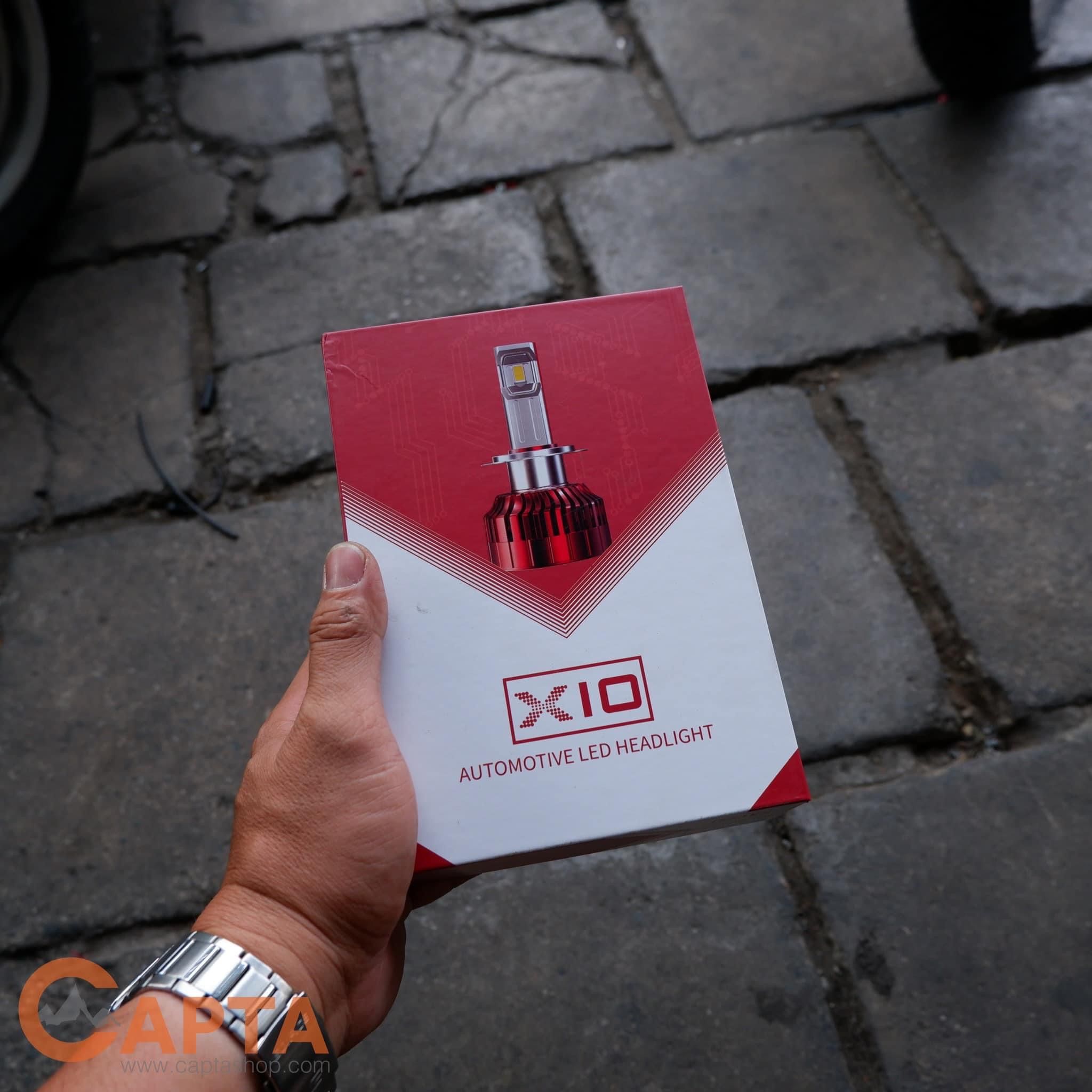 Đèn LED X10 CHÂN H4 – Capta