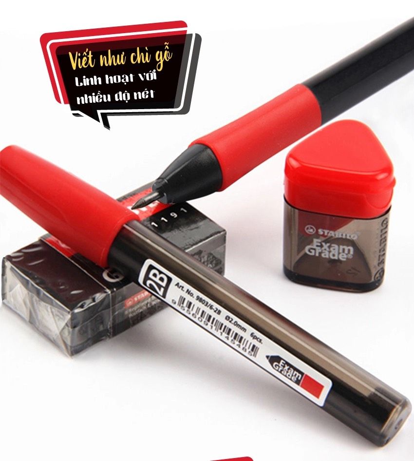 Bút chì bấm STABILO Exam Grade 2.0mm 9883 – THEARTSHOP.VN