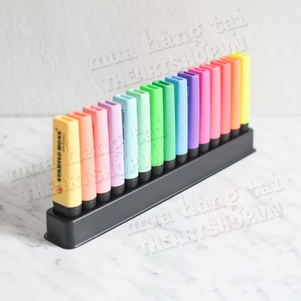 Bộ bút Highlight STABILO Boss Original 23 màu – THEARTSHOP.VN