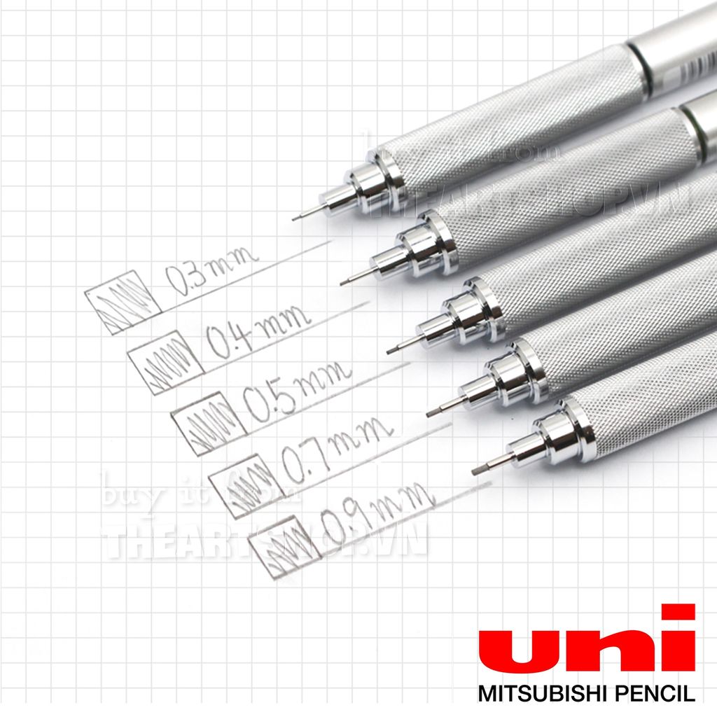 Chì bấm cơ khí UNI - UNI Shift Pipe Lock Drafting Pencil – THEARTSHOP.VN