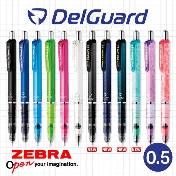 Chì bấm cơ khí ZEBRA DelGuard 0.5mm - ZEBRA DelGuard Mechanical Pencil ...