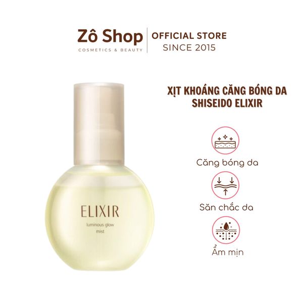 Xịt khoáng cấp ẩm, căng bóng da - Shiseido Elixir Superieur (80ml) – Mỹ phẩm Nhật - Zô shop