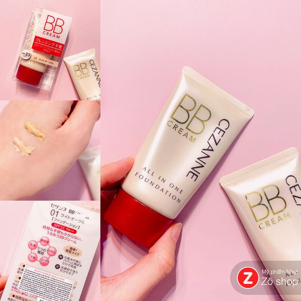 BB Cream 5 in 1 che phủ tự nhiên Cezanne SPF 23 PA++ (40g) – Mỹ phẩm Nhật - Zô shop