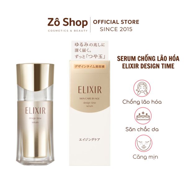 Serum chống lão hóa Elixir Design Time Serum 40ml – Mỹ phẩm Nhật - Zô shop
