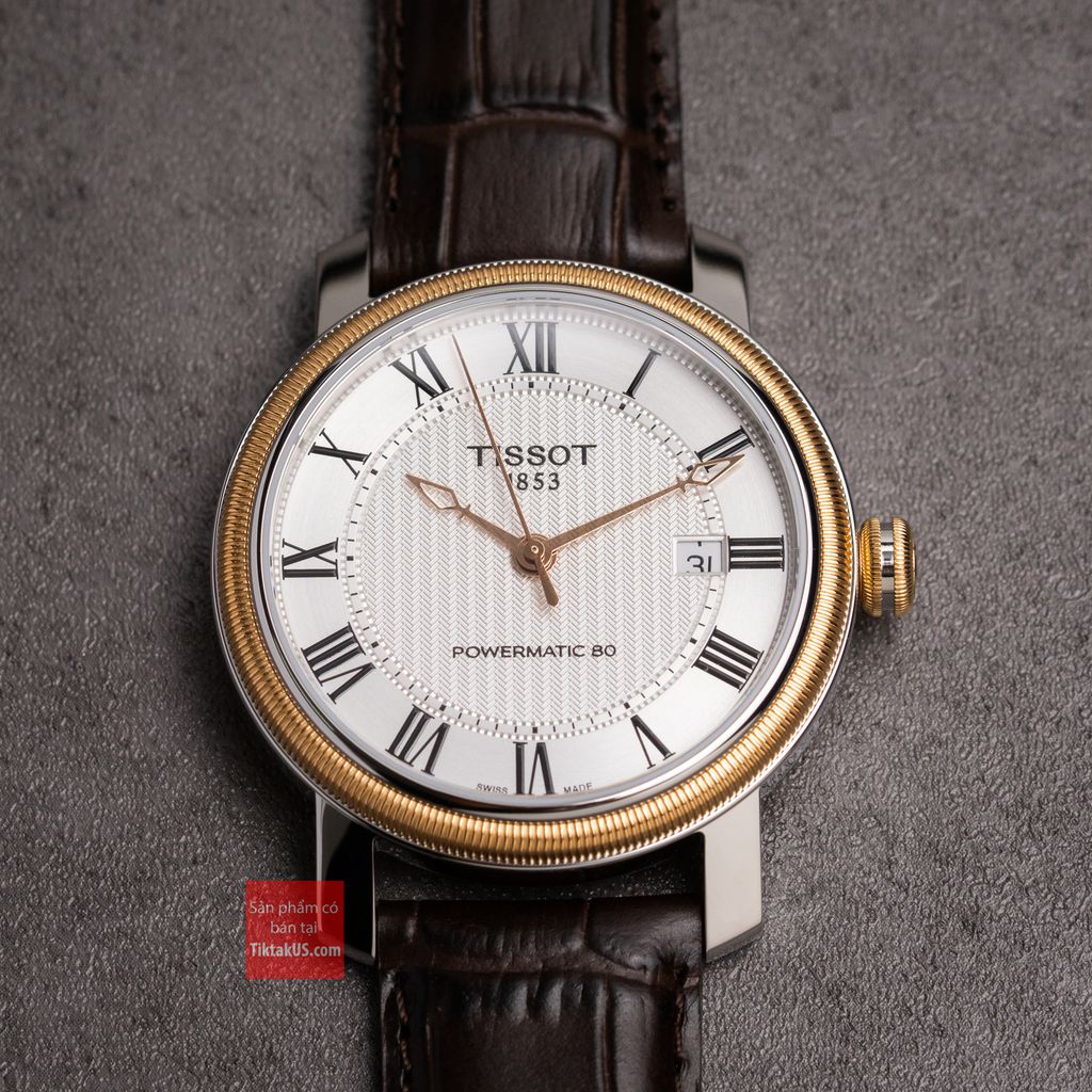 Đồng hồ đeo tay nam Tissot Bridgeport Powermatic 80 T097.407.26.033.00 - Tiktakus