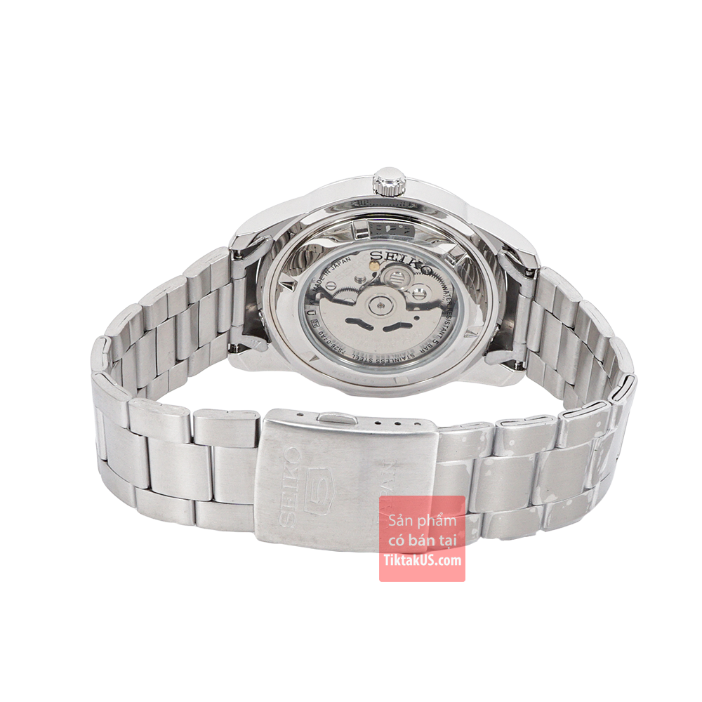 Đồng hồ cơ dây thép không gỉ Seiko 5 Made in Japan Seiko SNKN13J1 ...