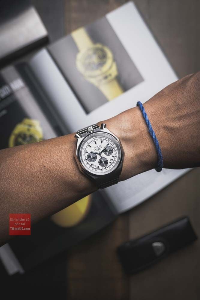 Đồng hồ nam Citizen Tsuno BULL HEAD Chrono Quartz AN3700-62A - Tiktakus