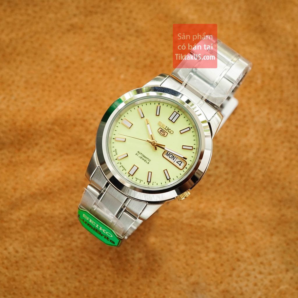 Đồng hồ Seiko 5 automatic SNKK19J1 Made in Japan size 38mm - Tiktakus