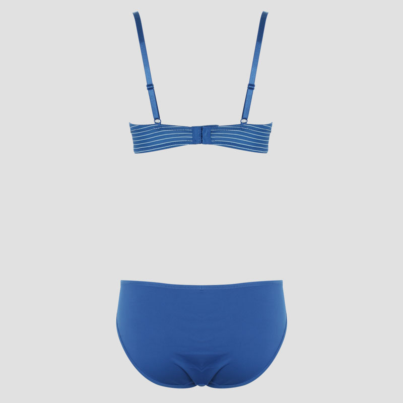 Bộ đồ lót Blue Stripe Push-up bra set – Viviane Vietnam