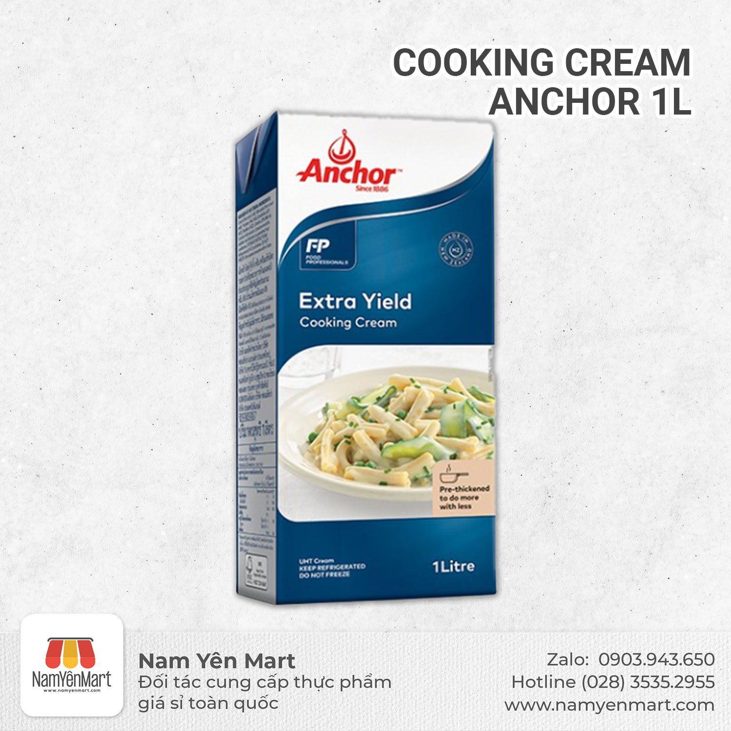 Cooking Cream Anchor 1L – Nam Yên Mart