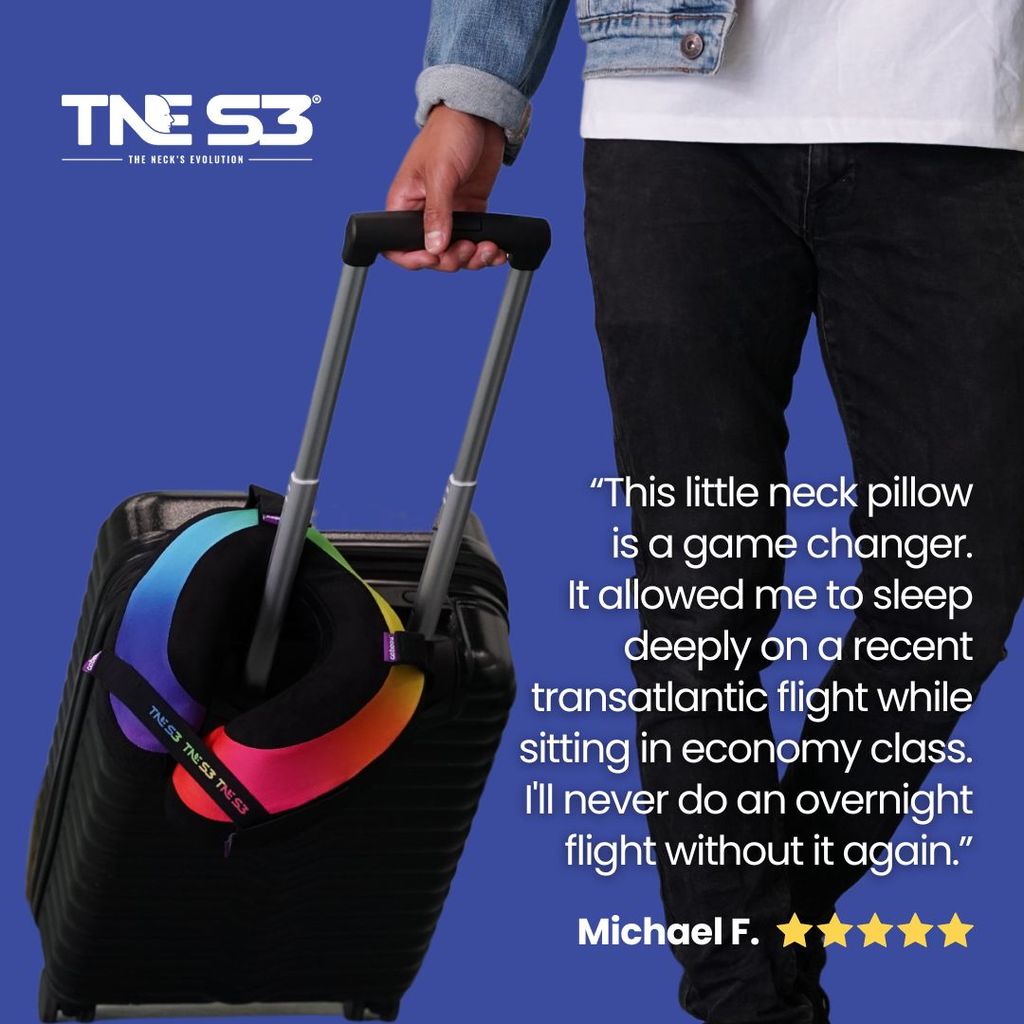 Gối chữ u đi máy bay cao cấp Cabeau The Neck’s Evolution S3 (TNE)
