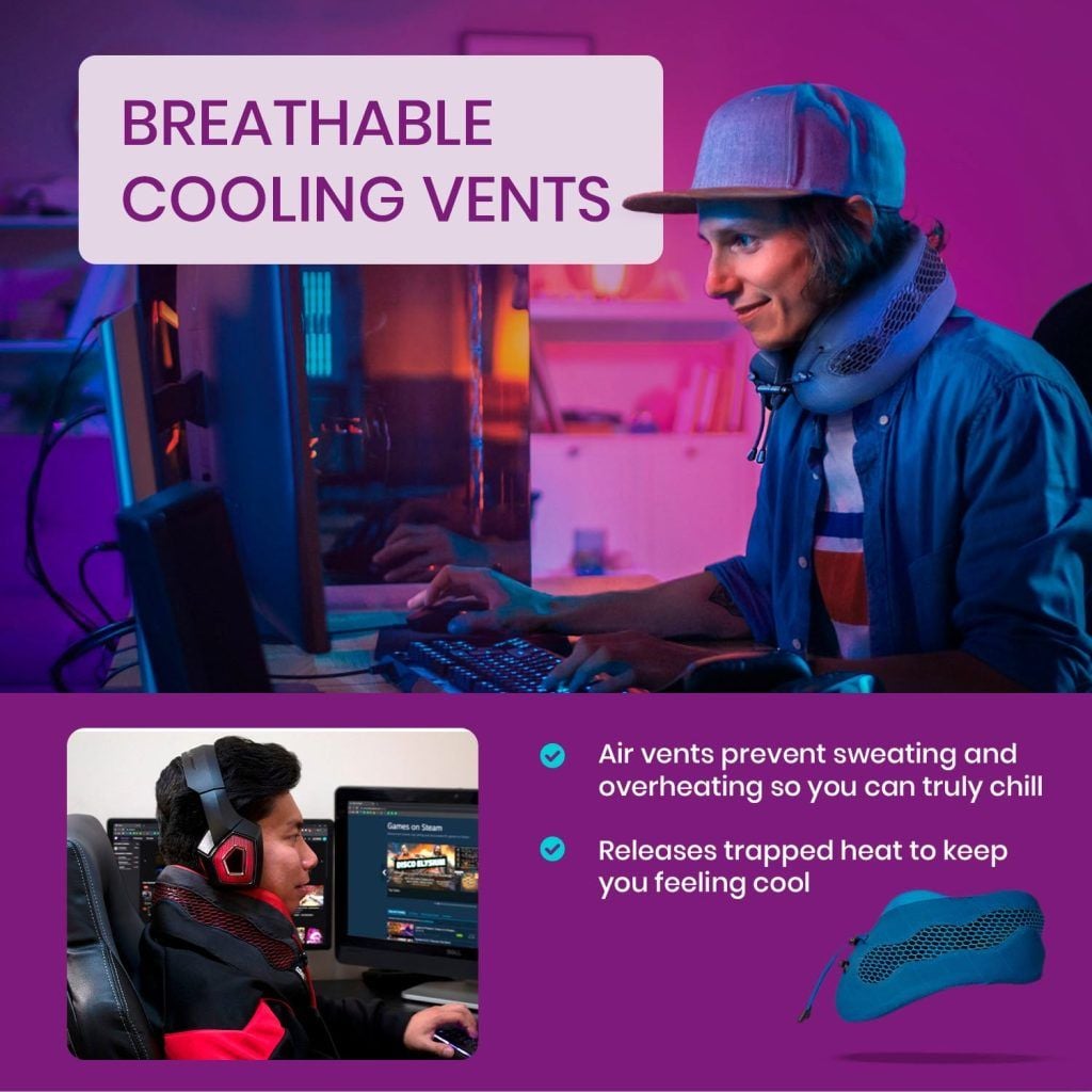 Gối chữ u cao cấp điều hòa không khí Cabeau Evolution Cool