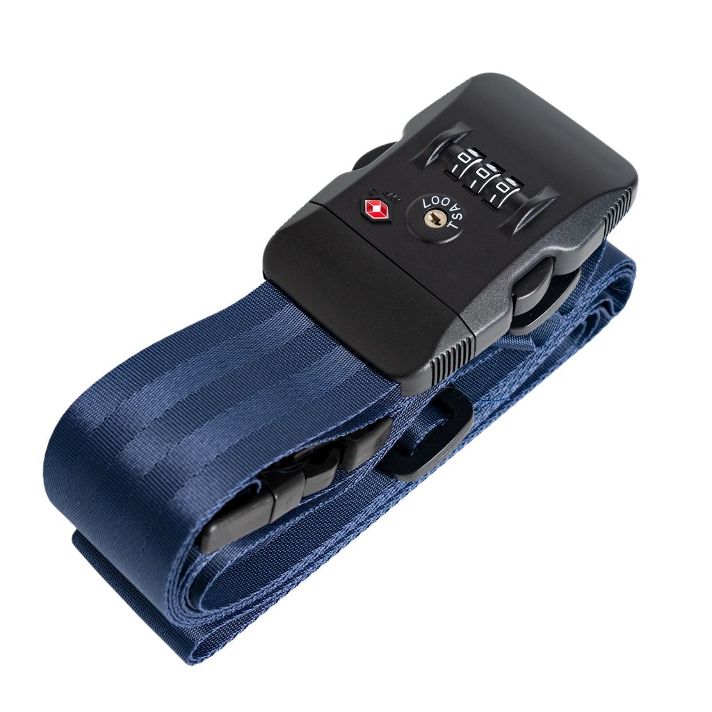 Dây đai vali loại chữ thập Go&Fly khóa số TSA007 cao cấp loại dày 1.5