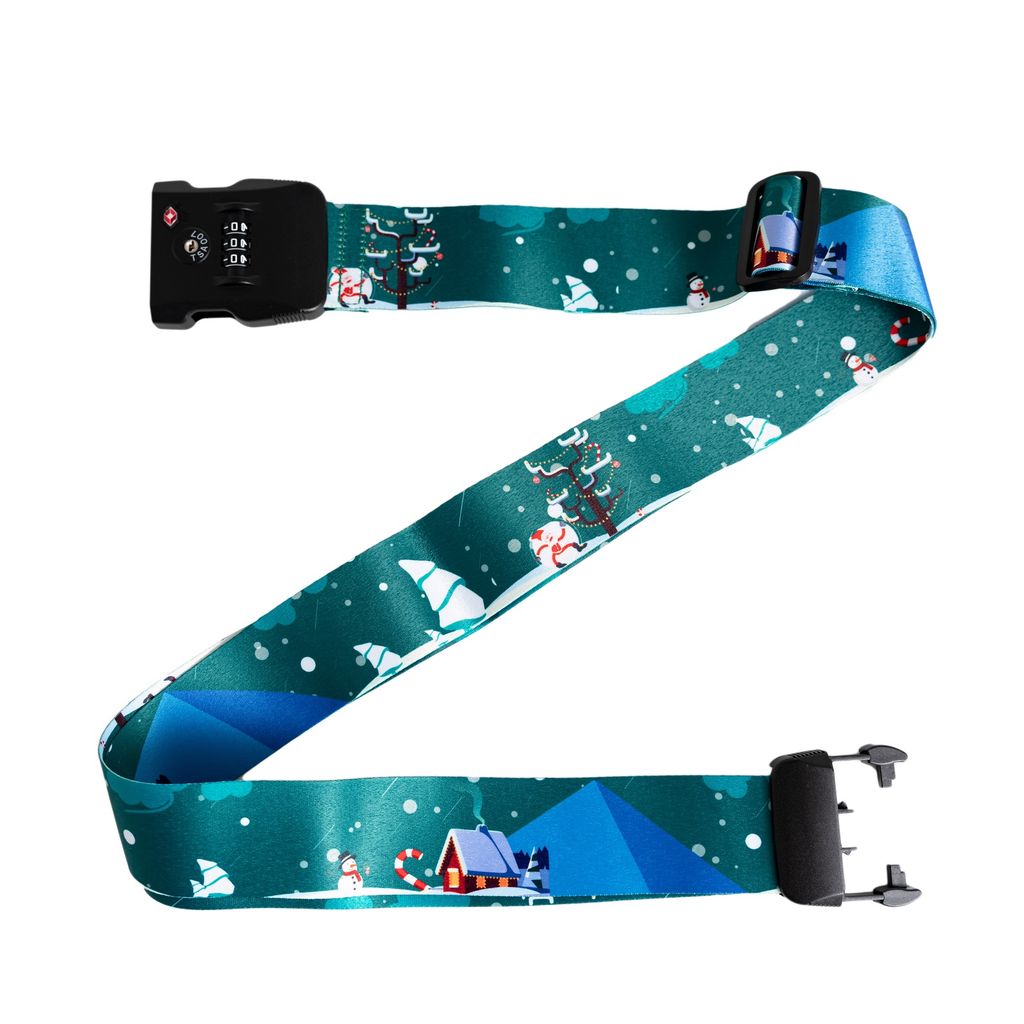 Dây đai ràng vali loại dây đơn Go&Fly khóa TSA cao cấp dày 1.5 mm wint