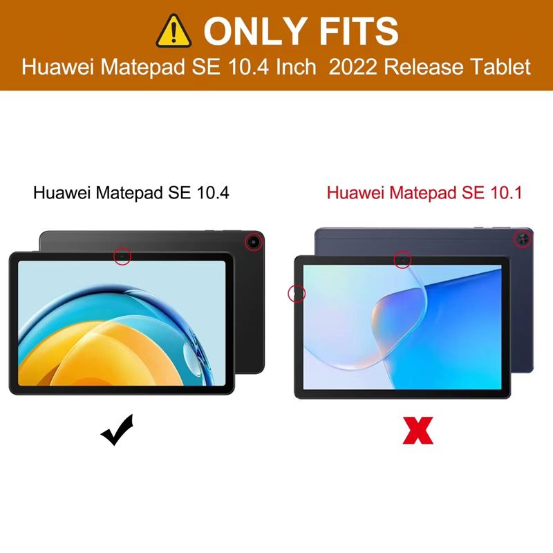 Bao da Huawei MatePad SE 10.4" 2023 Gấp 3 Khúc Lưng Cứng Có Nam Châm ...