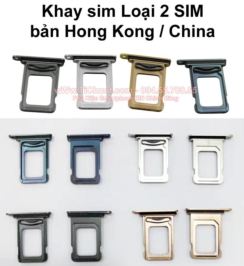 Khay sim iPhone 11 Pro, 11 Pro Max ZIN có Ron Chống Nước & Lẫy Giữ Sim ...