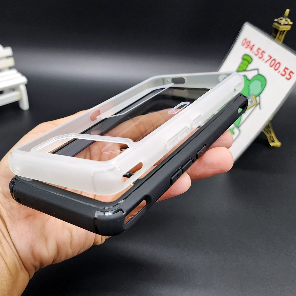 Ốp Lưng ASUS ROG 6/ 6 PRO/ 6D Ultimate Lưng Cứng Viền Dẻo Trong Suốt C ...