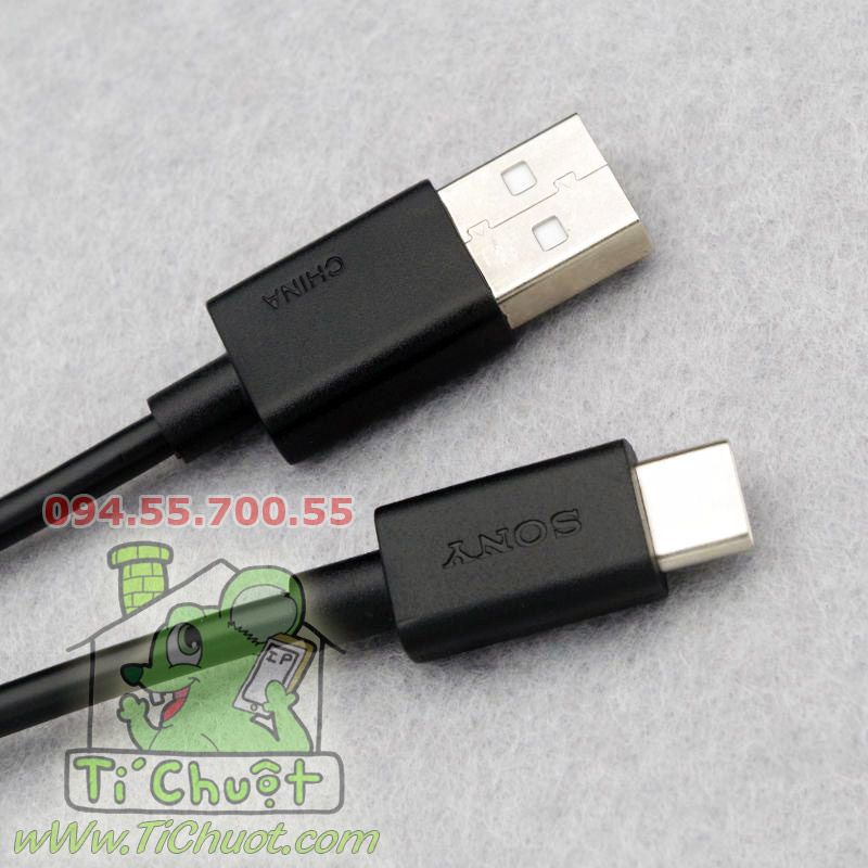 Cáp Type-C SONY Ngắn 20cm ZIN Chính Hãng – Shop Tí Chuột