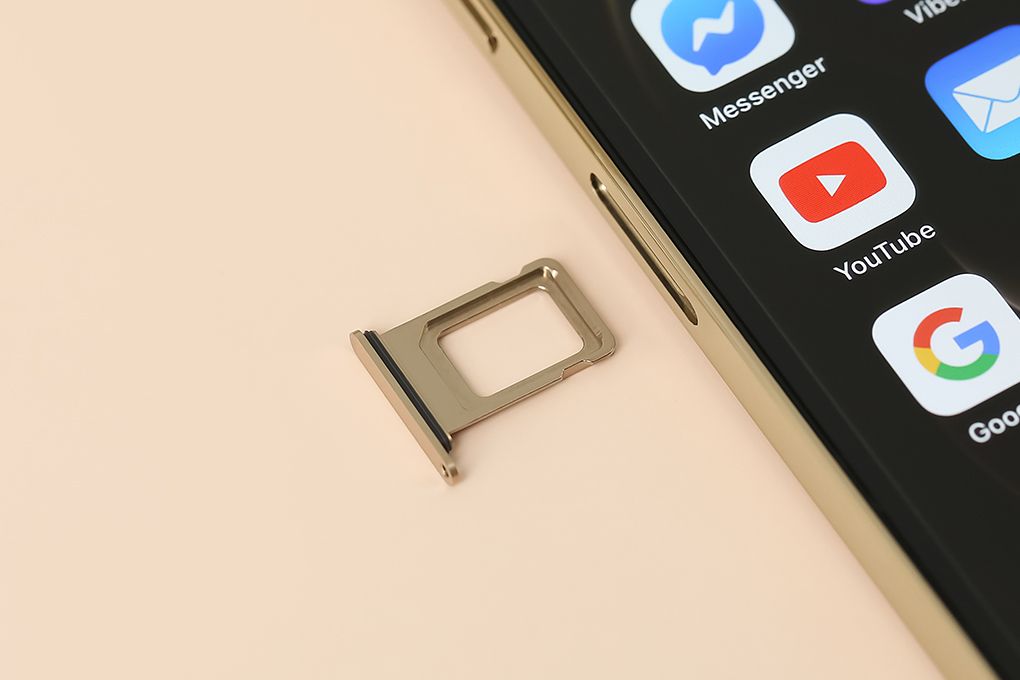 Khay sim iPhone 12 Pro/ 12 Pro Max bản 1 SIM/ 2 SIM ZIN có Ron Chống N ...