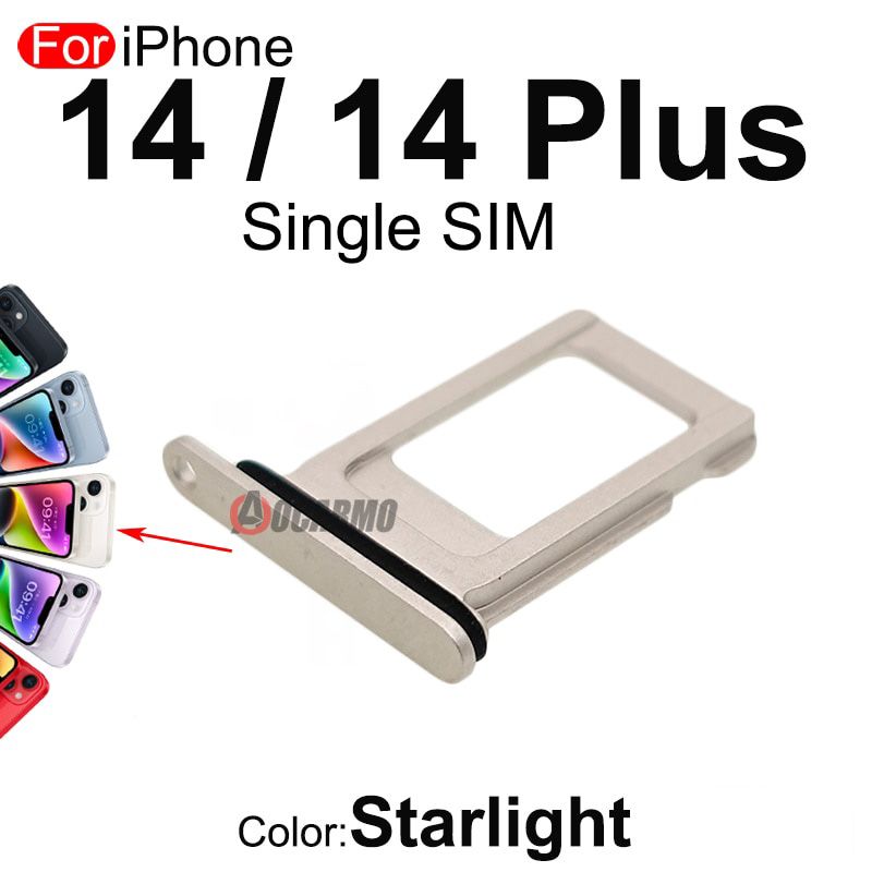 Khay Sim iPhone 14 / 14 PLUS bản 1 SIM/ 2 SIM ZIN có Ron Chống Nước ...