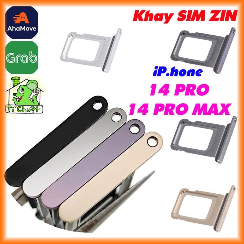 Khay Sim iPhone 14 PRO/ 14 PRO MAX bản 1 SIM/ 2 SIM ZIN có Ron Chống N – Shop Tí Chuột