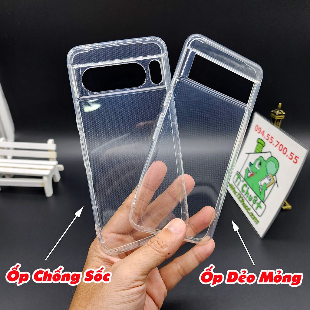 Ốp Lưng Google Pixel 8 PRO Chính Hãng GOR Silicon Dẻo Trong Suốt Chống ...