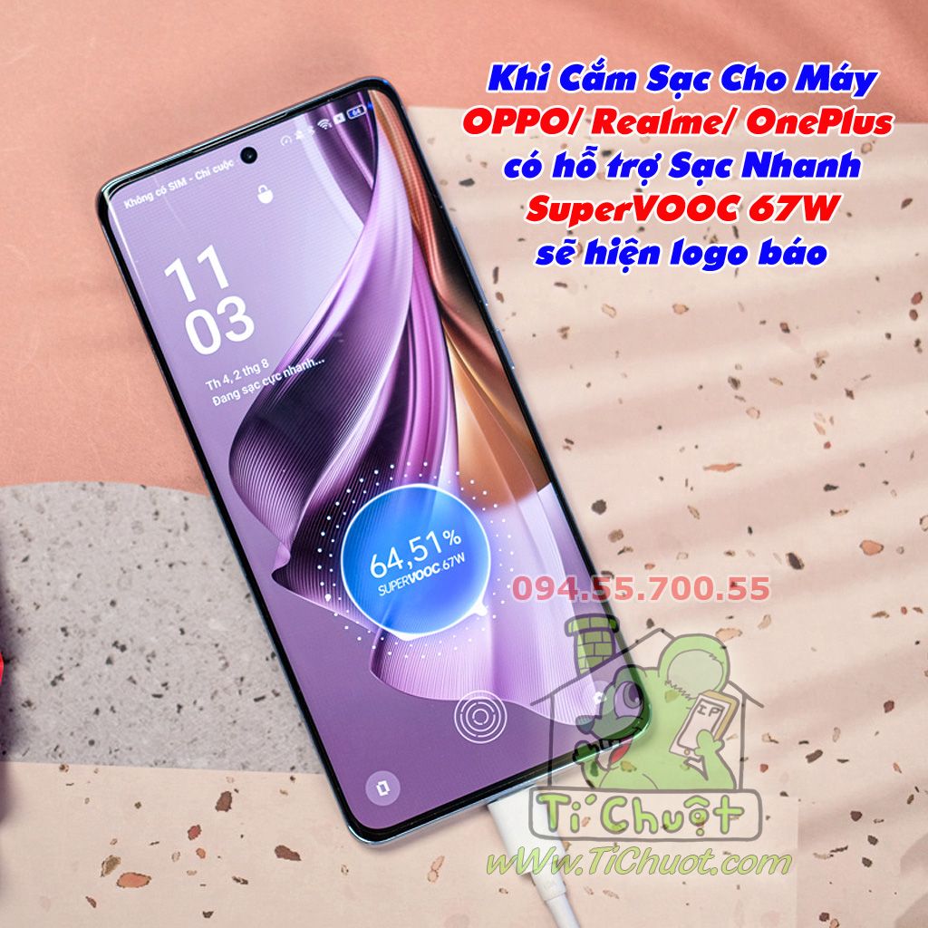 Sạc Nhanh 67W Super VOOC OPPO REALME ZIN Chính Hãng – Shop Tí Chuột