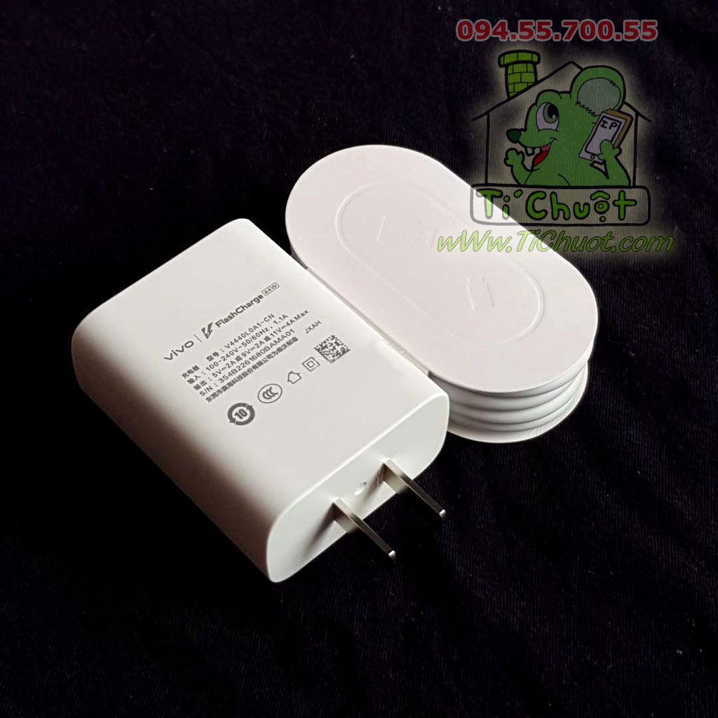 Sạc Nhanh Flash Charge 44W VIVO / iQOO ZIN Chính Hãng – Shop Tí Chuột