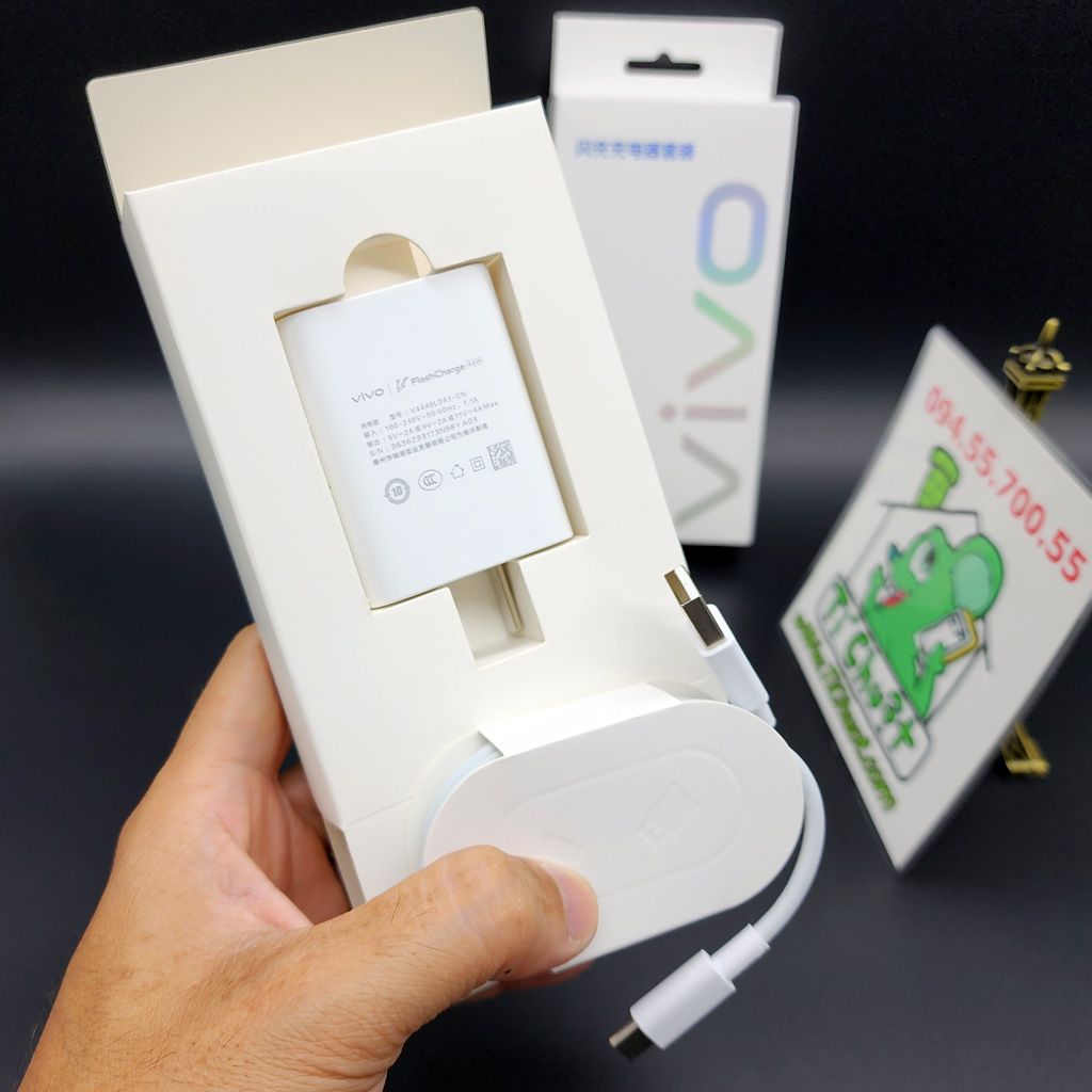 Sạc Nhanh Flash Charge 44W VIVO / iQOO ZIN Chính Hãng – Shop Tí Chuột