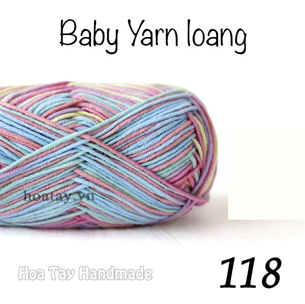 Len Baby Yarn loang đan móc trang phục, phụ kiện cho bé. – Hoa Tay Handmade