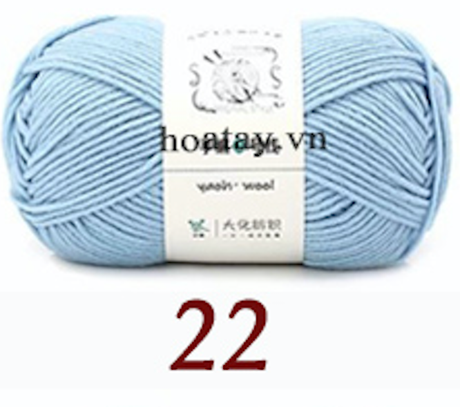 Len Yaoh Wool -Len đan móc khăn mũ Hoa Tay Handmade