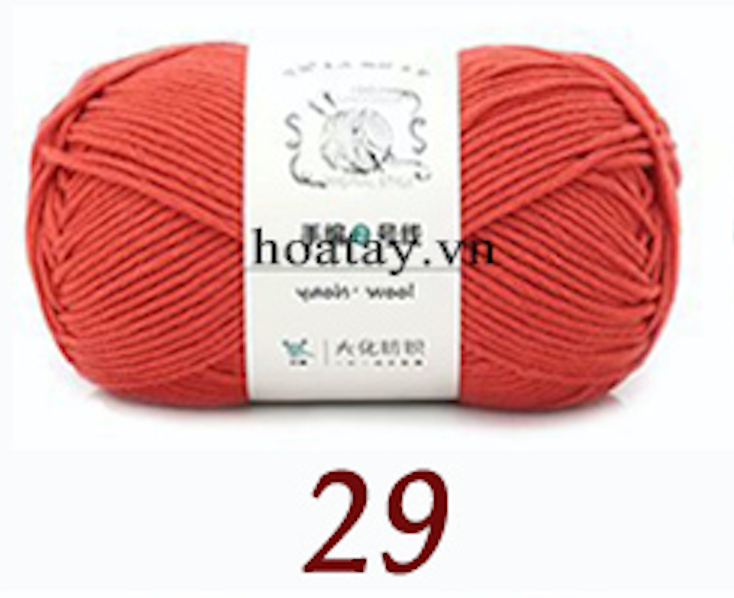 Len Yaoh Wool -Len đan móc khăn mũ Hoa Tay Handmade
