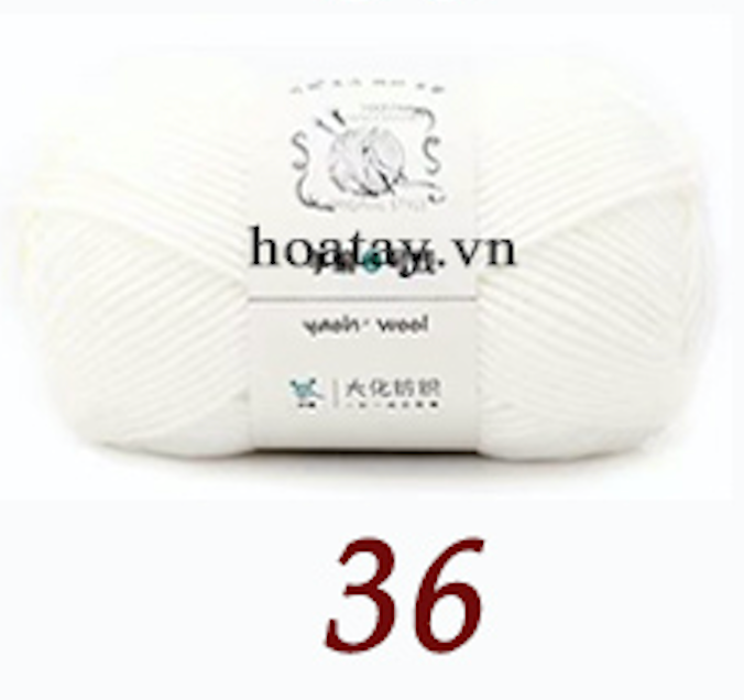 Len Yaoh Wool -Len đan móc khăn mũ Hoa Tay Handmade